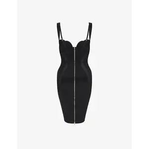 Agent Provocateur Sheer-Panel Woven Mini Dress In Black - 35% Off |  Editorialist