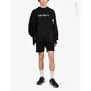 Carhartt Work In Progress Script Logo-print Cotton-jersey T-shirt - Black