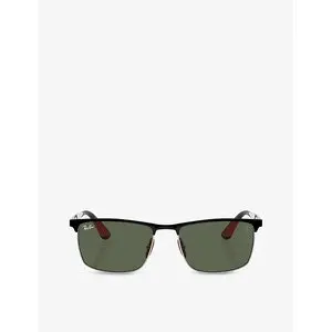 Ray-ban X Scuderia Ferrari Rectangle Sunglasses - Black