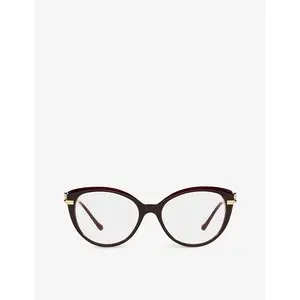 CARTIER Panthère De Cat-eye Glasses - Tortoise Copper