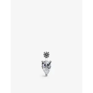 CARAT* LONDON Front Row Ear Jacket - Silver