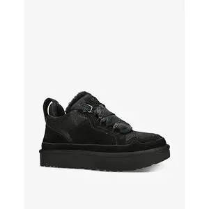 UGG Lowmel Oversized-tongue Suede Sneakers