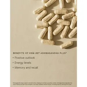 WILD NUTRITION Ksm-66 Ashwagandha Plus Supplements 60 Capsules