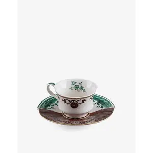 SELETTI Hybrid Chucuito Porcelain Coffee Cup And Saucer - One-color