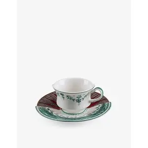 SELETTI Hybrid Chucuito Porcelain Coffee Cup And Saucer
