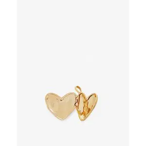 Monica Vinader Heart Locket Pendant - Gold