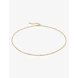 Monica Vinader Curb Twist Choker Necklace - Yellow Gold