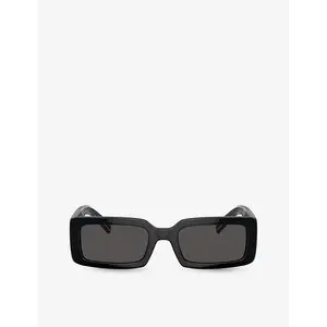 Dolce & Gabbana Rectangle Frame Sunglasses - Black