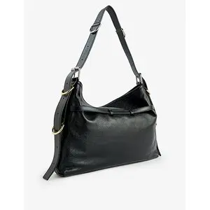 Givenchy Voyou Medium Leather Shoulder Bag - Black
