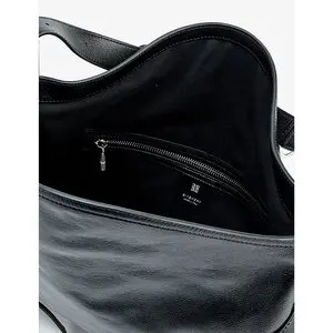 Givenchy Voyou Medium Leather Shoulder Bag - Black