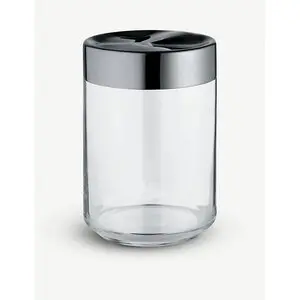 ALESSI Julieta Glass And Stainless Steel Jar 15.8cm - Nocolor