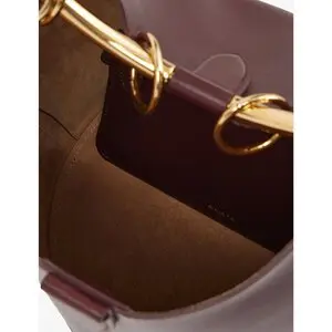 Alaïa Ring Leather Shoulder Bag