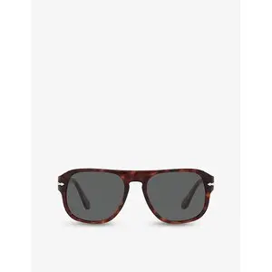 Persol Po3310s Pillow-frame Sunglasses - Brown