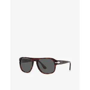 Persol Po3310s Pillow-frame Sunglasses - Brown