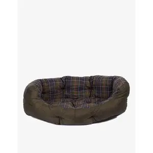 Barbour Quilted Checked Woven Dog Bed - One-color