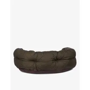 Barbour Quilted Checked Woven Dog Bed