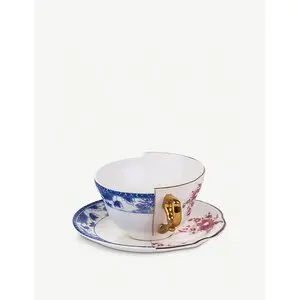 SELETTI Zenobia Hybrid Porcelain Teacup And Saucer - One-color