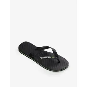 Havaianas Brasil Logo Flip-flops - Black/black