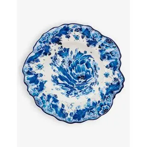 SELETTI Diesel Living With Classics On Acid Delf Rose Porcelain Dessert Plate 21cm - One-color