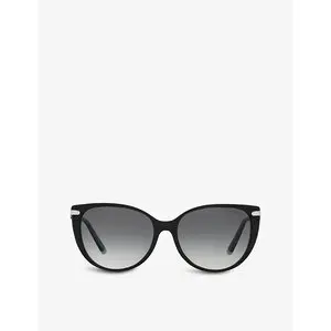 Tiffany & Co. Cat Eye-frame Acetate Sunglasses - Black