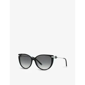 Tiffany & Co. Cat Eye-frame Acetate Sunglasses - Black