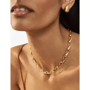 Monica Vinader Nura Yellow-gold Plated Vermeil Choker - Yellow Gold