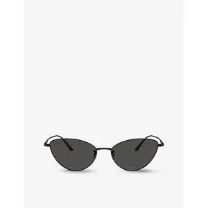 Oliver Spencer Ov1328s 1998c Butterfly-frame Sunglasses - Black