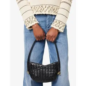 Bottega Veneta Knot Leather Shoulder Bag