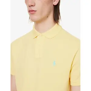 Polo Ralph Lauren Logo-embroidered Cotton-piqué Polo Shirt - Empire Yellow