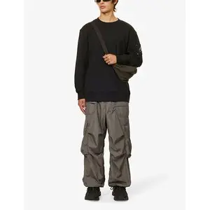 Moose Knuckles Brand-motif Cotton-jersey Sweatshirt