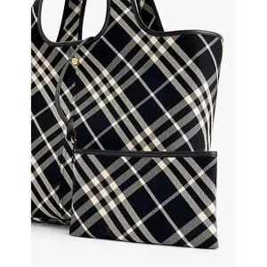 Burberry Check Medium Cotton Tote