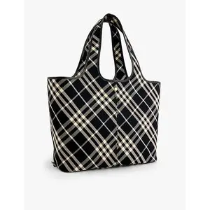 Burberry Check Medium Cotton Tote