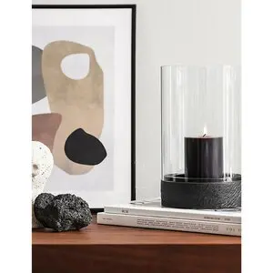 VILLEROY & BOCH Rock Large Glass Candle Holder 27cm