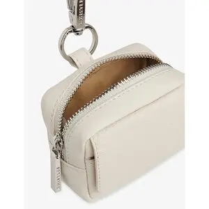 Whistles Bibi Leather Keyring - White