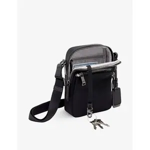 Tumi Persia Double-zip Nylon Crossbody Bag - Black/gunmetal