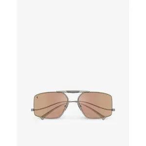 FERRARI Fh1008 Irregular-frame Sunglasses - Grey