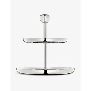 Christofle Two-tier Silver-plated Pastry Stand 14.5cm