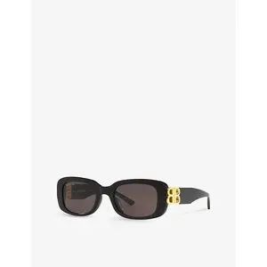 Balenciaga Square-frame Acetate Sunglasses - Black
