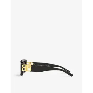 Balenciaga Square-frame Acetate Sunglasses - Black