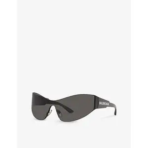 Balenciaga Bb0257s Shield-frame Sunglasses