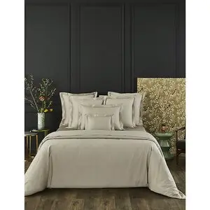 YVES DELORME Triomphe Cotton Flat Sheet 90cm X 190cm - Pierre