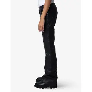 Zadig&Voltaire Paulin Panelled Straight-leg Trousers