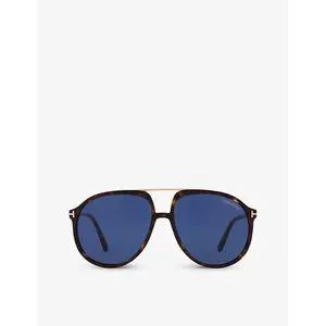 TOM FORD Pilot-frame Sunglasses - Brown