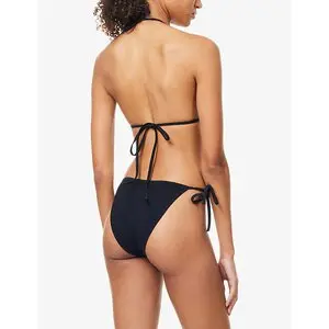 Hunza G Gina Crinkled-texture Bikini Set - Black/dtm