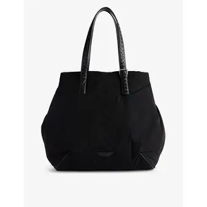 Bottega Veneta Logo-patch Faux-leather Tote Bag