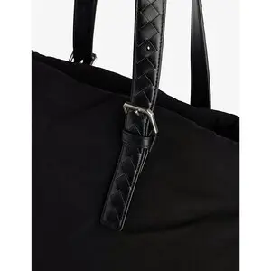 Bottega Veneta Logo-patch Faux-leather Tote Bag