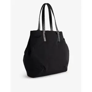 Bottega Veneta Logo-patch Faux-leather Tote Bag
