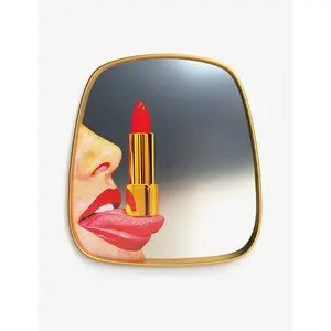 SELETTI X Toiletpaper Tongue-print Mirror - One-color