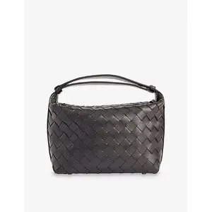 Bottega Veneta Mini Leather Top-handle Bag - Fondant-gold