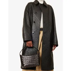Bottega Veneta Mini Leather Top-handle Bag - Fondant-gold